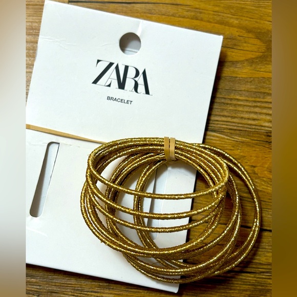 Zara | Jewelry | Nwt Zara Gold Bangle Set | Poshmark